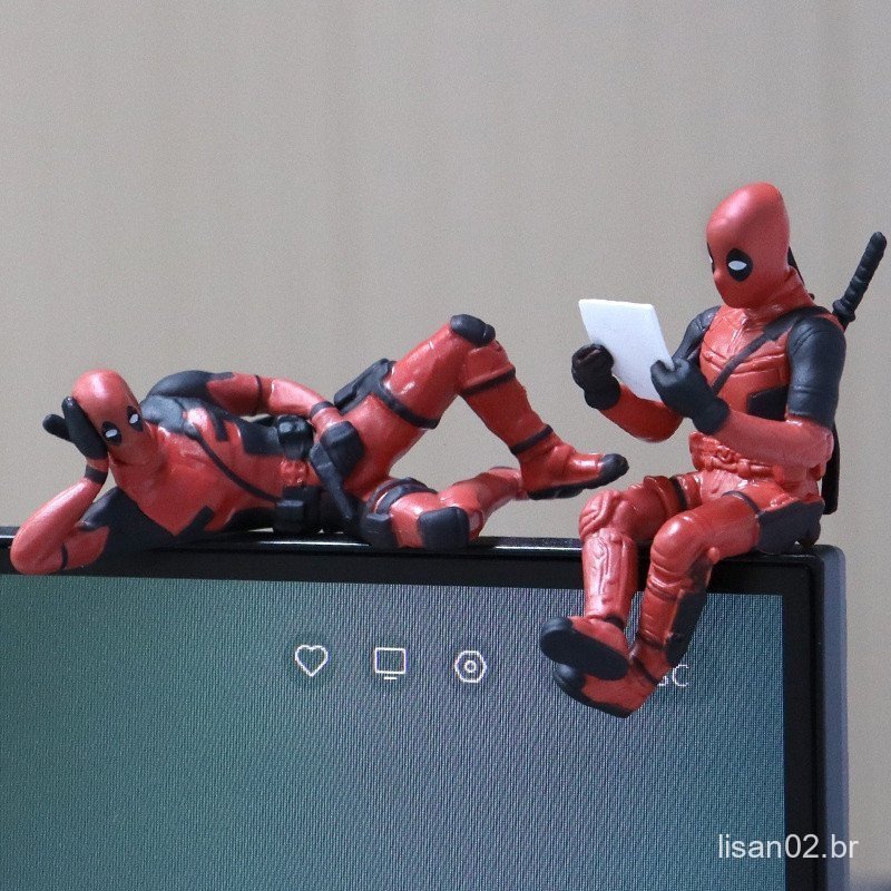 Marvel X-Men Deadpool 2 Figura De Ação Sentado Deitando Postura Modelo ...