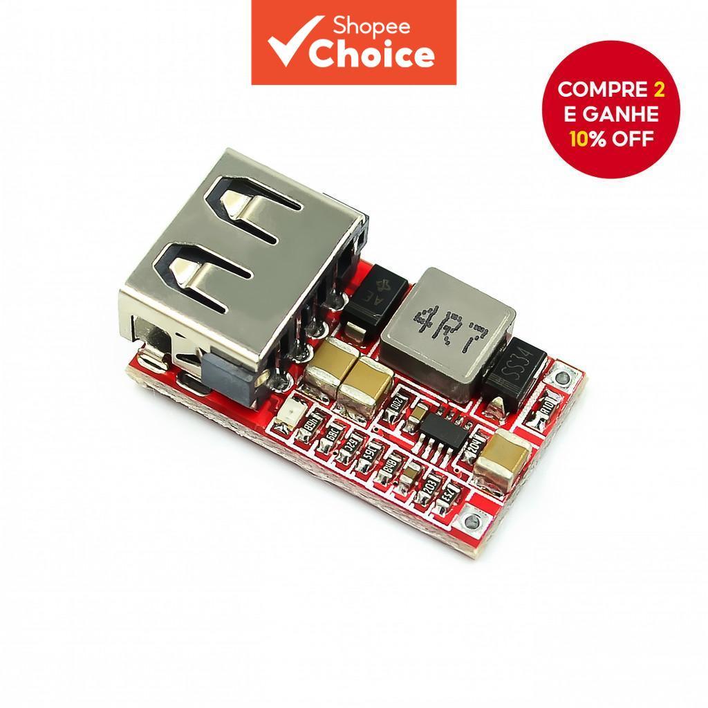 Mini DC 6-24v 12V/24v A 5V 3A Carregador De Saída USB Step down-Up ...