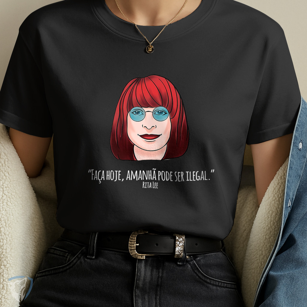 Camiseta Unissex Rita Lee Personalizada | Arte Pop e Citação Icônica ...