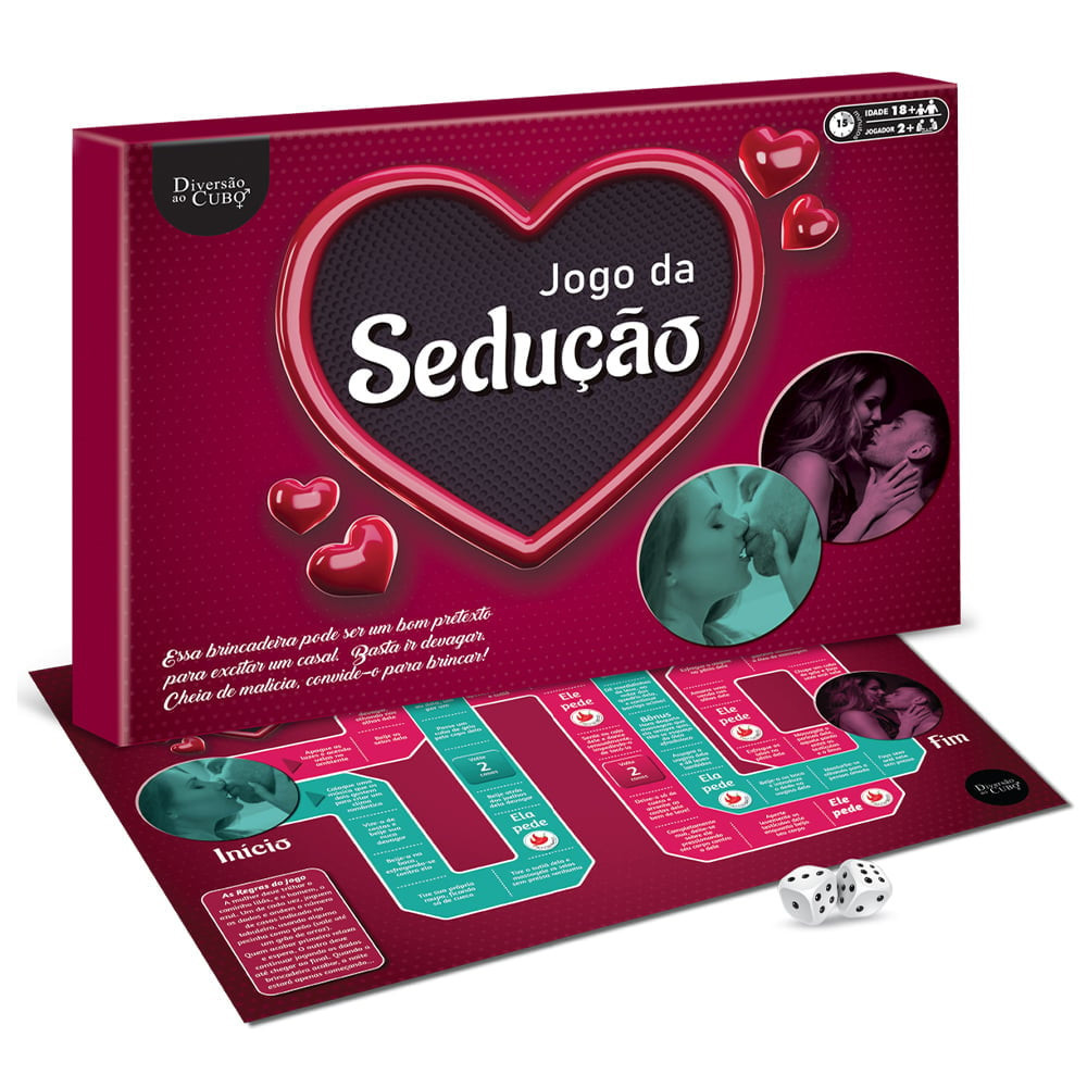 Jogo de Casal Erótico Sensual Volúpia Tabuleiro - Diversão Ao Cubo Sex ...