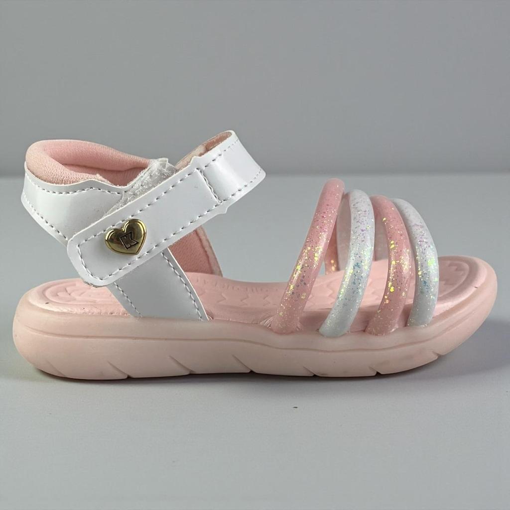 Sandália Papete Kidy Light Infantil Menina LED Luzes Anatômica ...