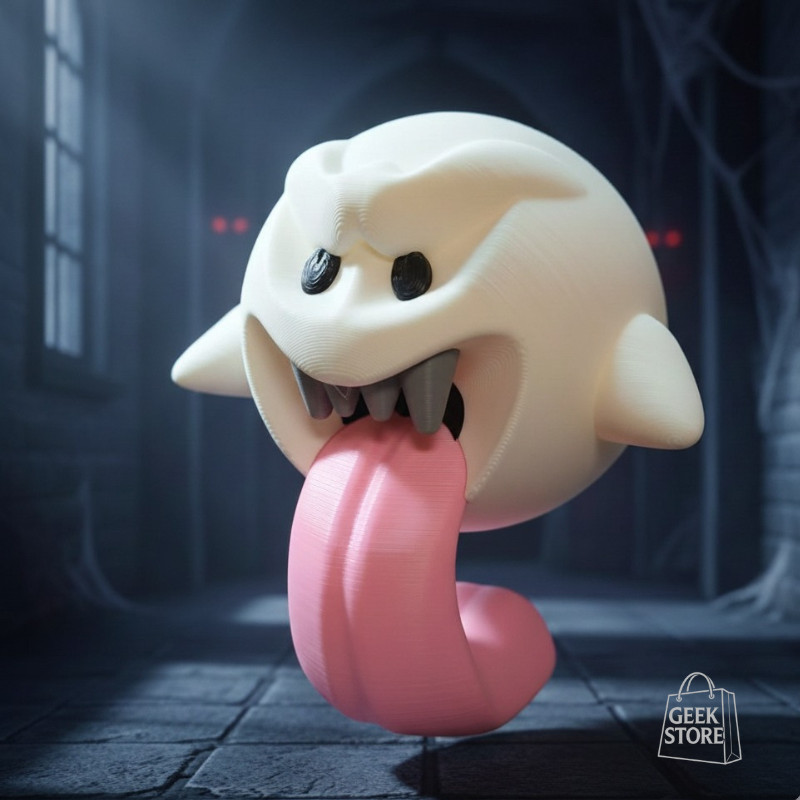 Decoração Gamer Mario - Boo Fantasma 3D | Shopee Brasil