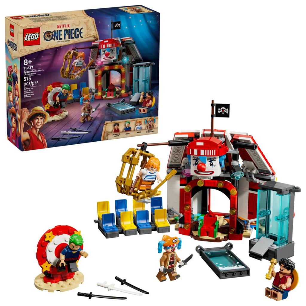 LEGO One Piece Tenda de Circo Buggy o Palhaço 573 Peças | Shopee Brasil