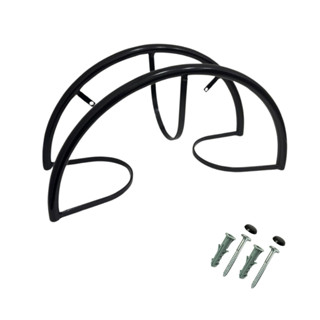 Suporte Enrolar Mangueira Meia Lua Fixo Parede Super Forte Branco ou ...