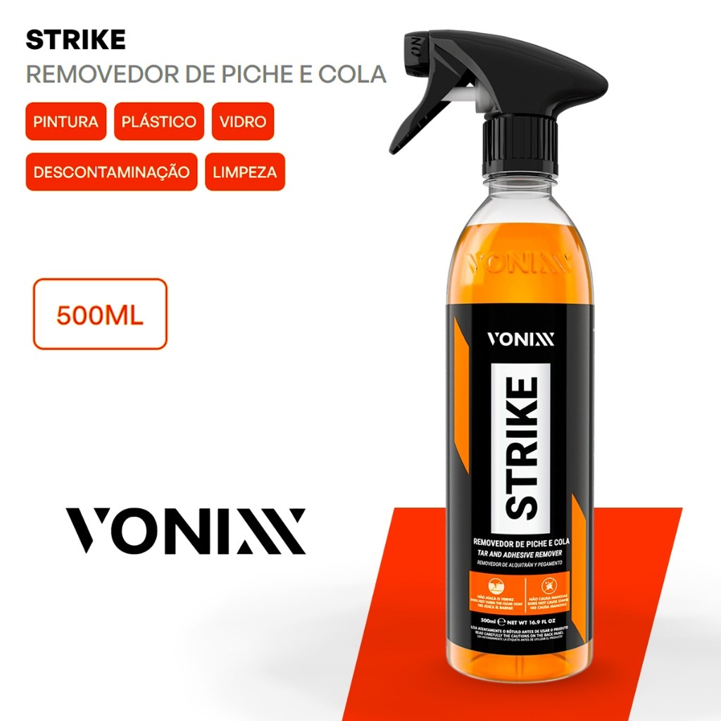 Strike Vonixx Laranja Solvente Removedor De Piche Cola E Sujeiras ...