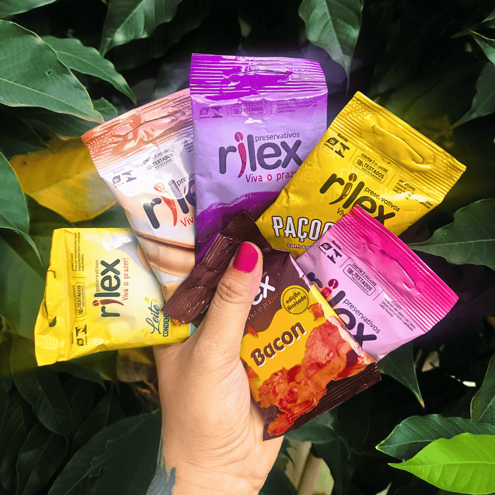 Preservativo Rilex Sabores Inovadores | Shopee Brasil