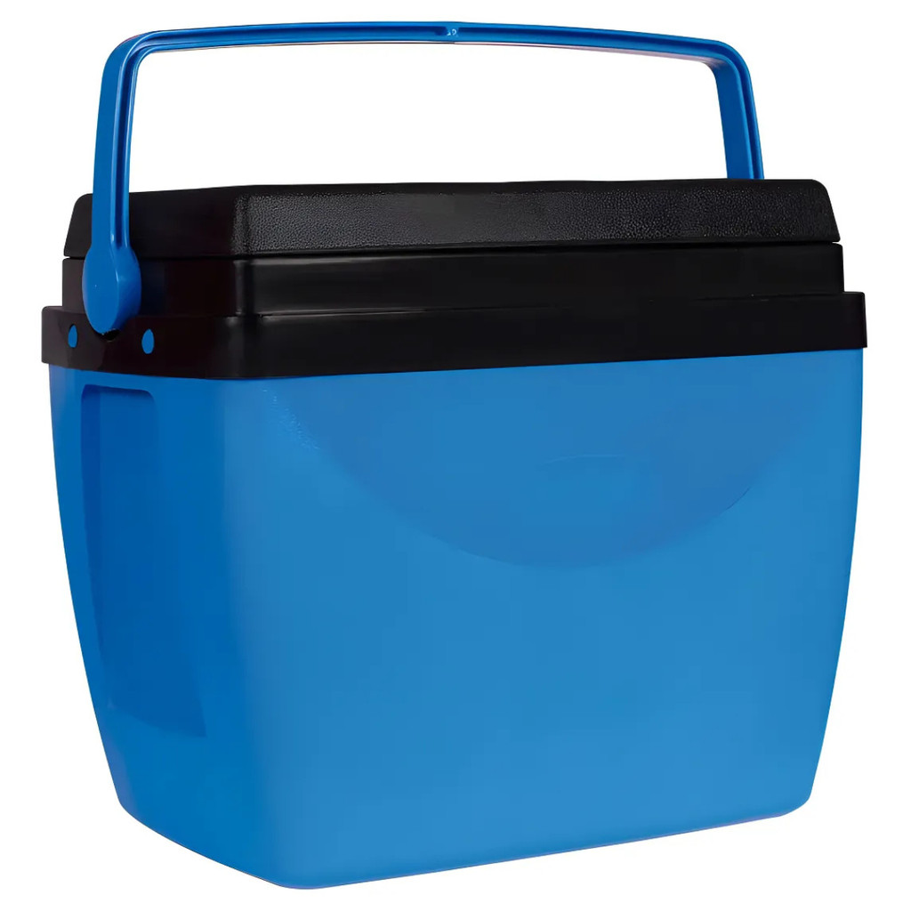 Caixa Térmica Cooler Mor Azul e Preto 34L 50 Latas | Shopee Brasil