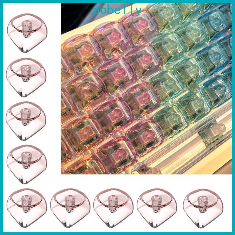 Pob MOA Keycaps Teclados Mecânicos 1U Caps Branco Customs Transparentes ...