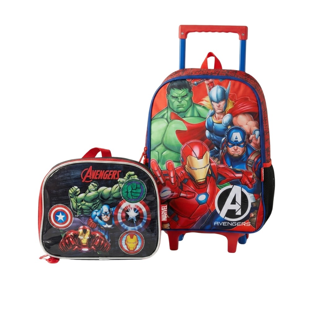 Kit Vingadores Mochila de Rodinhas + Lancheira K02 | Shopee Brasil