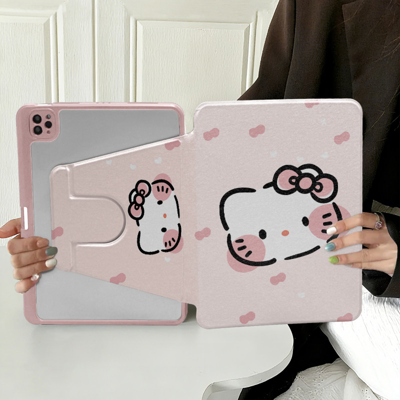 Rotação Acrílico Tablet Caso Para Huawei Honor Pad 10 9 12.1 X9 V9 X9A ...