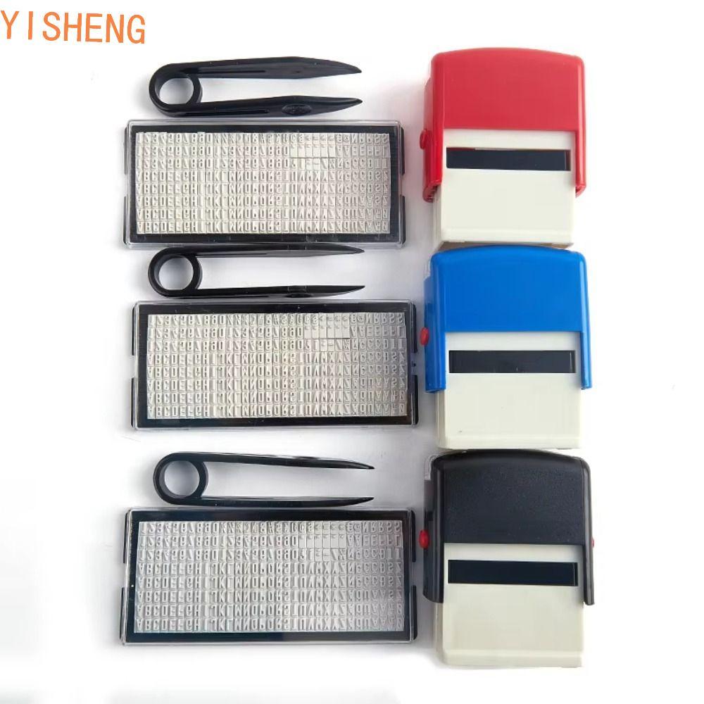 YISHENG Kit De Carimbo DIY , Número Do Alfabeto , Letra De Nome ...