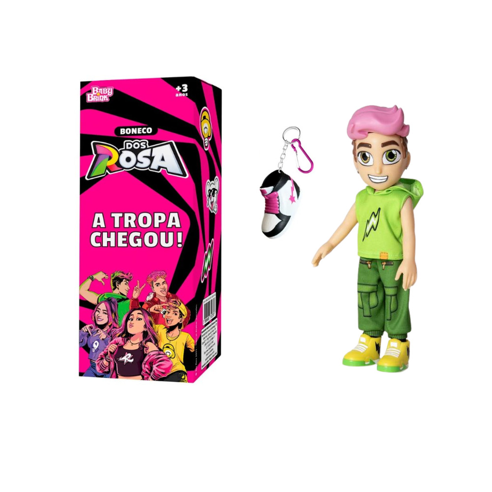 BONECO VOID DOS ROSA 26CM COM BRINDE EMILLY VICK KATLEN | Shopee Brasil