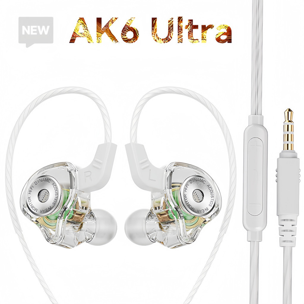 Fone De Ouvido Qkz Ak6 Ultra Gamer Músico Com Mic E Case | Shopee Brasil