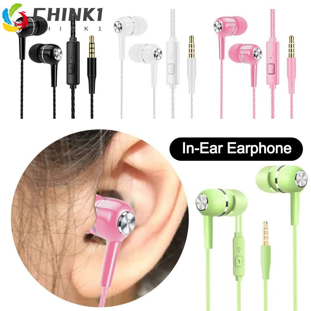 Fones De Ouvido CHINK 3.5 Mm , Estéreo Com Microfone , Fone Intra ...