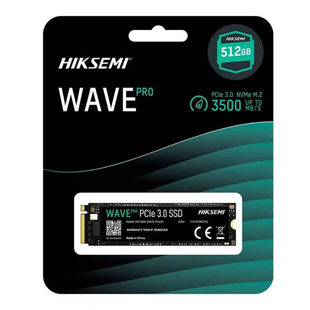 SSD 512GB HIKSEMI M2 2280 NVME PCIE 3.0 WAVE PRO HS-SSD-WAVE PROP 512G ...
