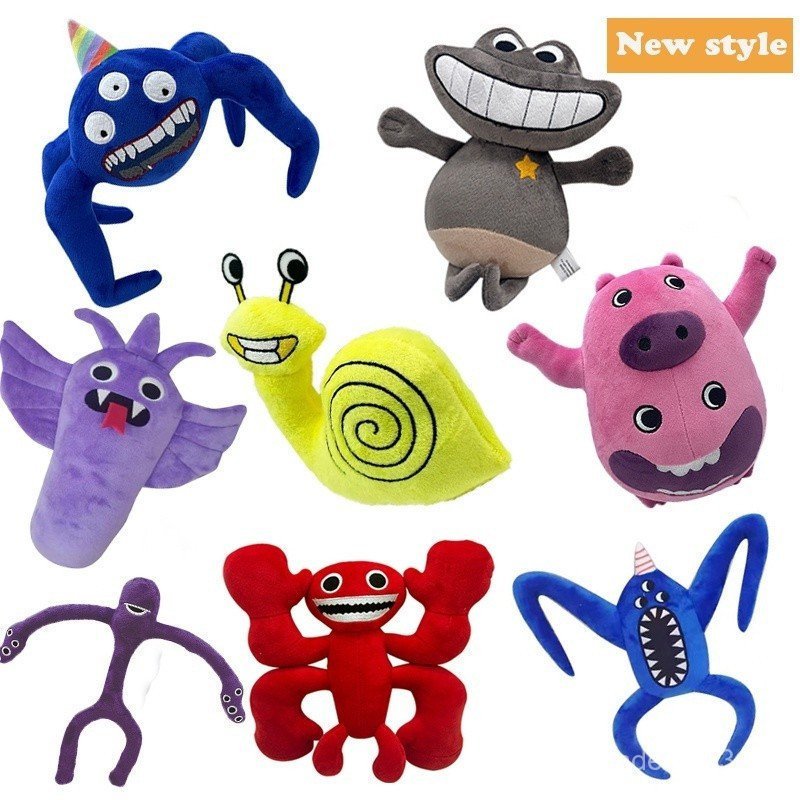 Monster Toy: Garten Of Banban Nab Spider Sheriff Roxo Último Pelúcia De ...