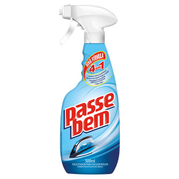 Facilitador Spray de Passar Roupas Passe Bem 4 em 1 500ml | Shopee Brasil