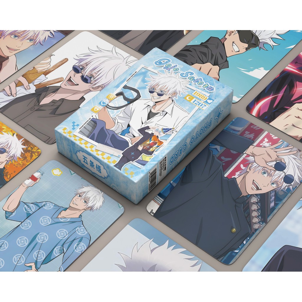 50-55pcs Manga Manhwa Anime Jujutsu Kaisen Satoru Gojo Laser ...