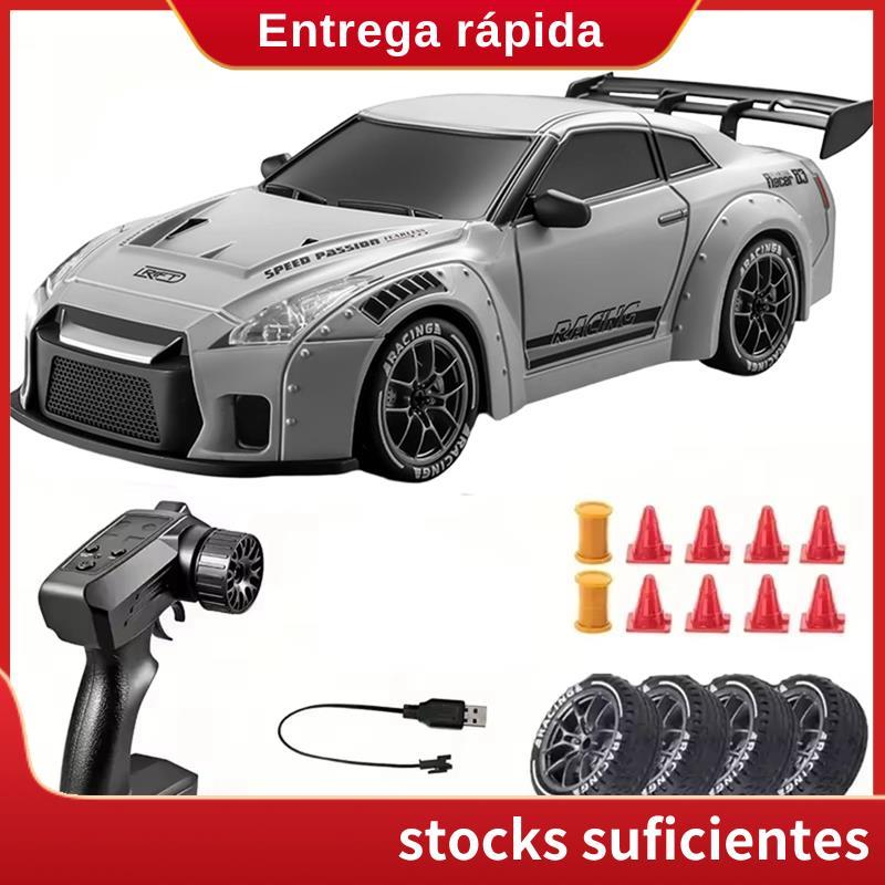 Carro De Drift RC Escala 1 : 24 , Controle Remoto Com Luzes LED , 2 ...