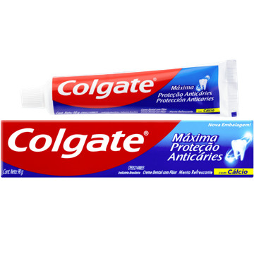 Creme dental de menta Colgate 90g | Shopee Brasil