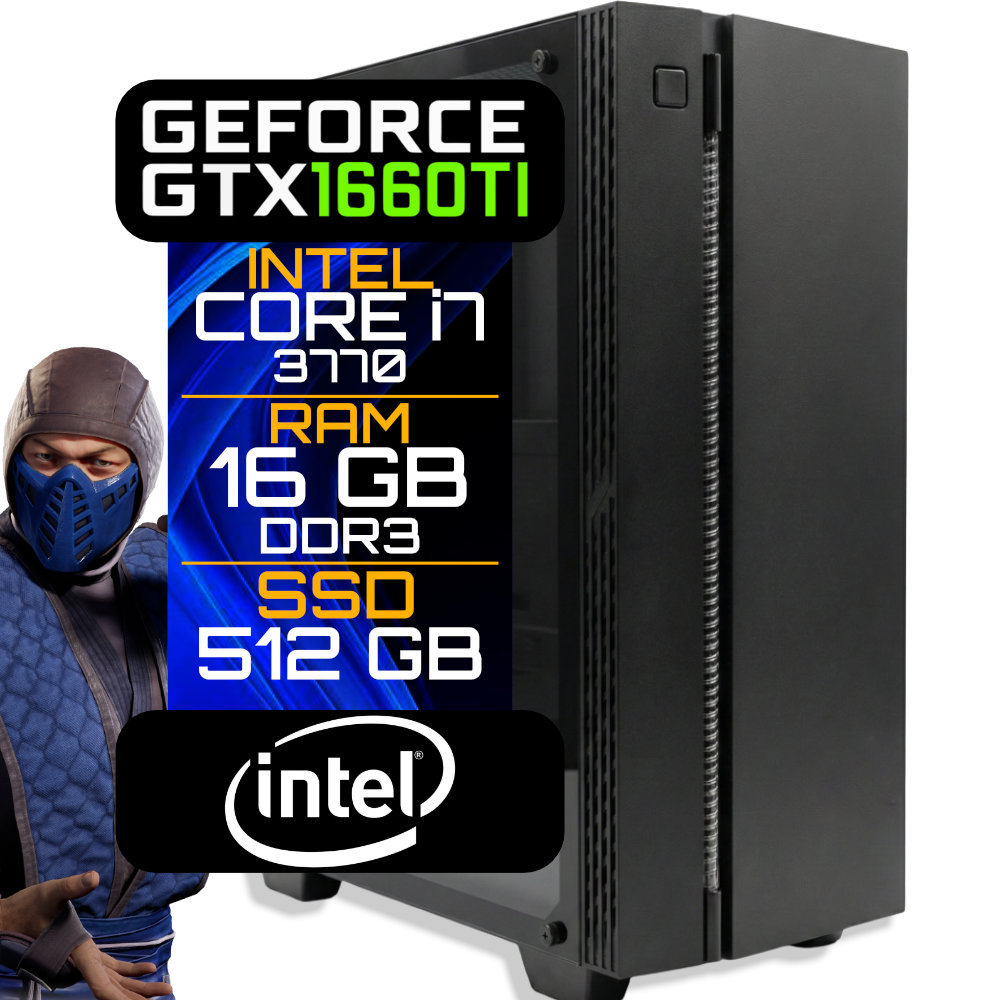Computador Gamer 3Green Core i7-3770 3.4GHz, 16GB RAM DDR3 (2x8GB), SSD ...