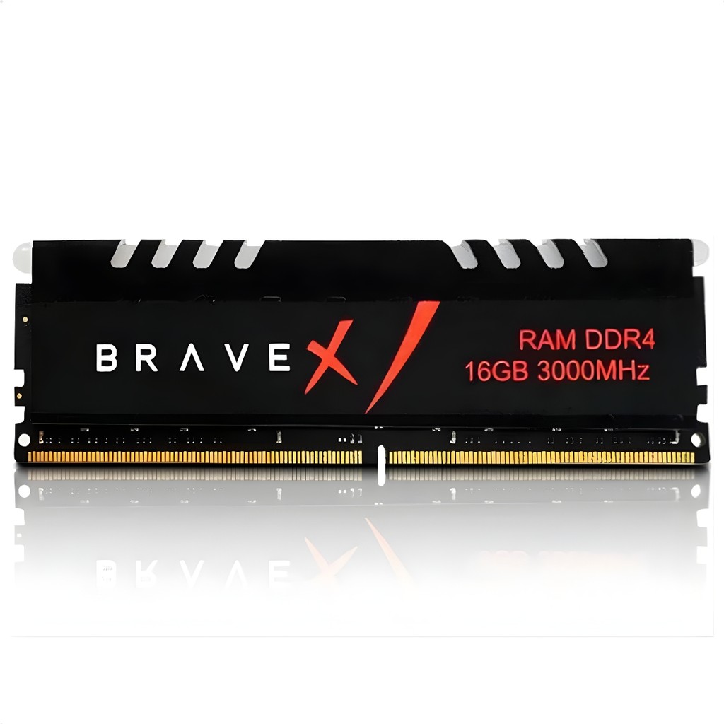 Memória Ram Gamer Para Pc DDR4 8GB 3000MHz Win Memory BRAVE X RGB Com ...