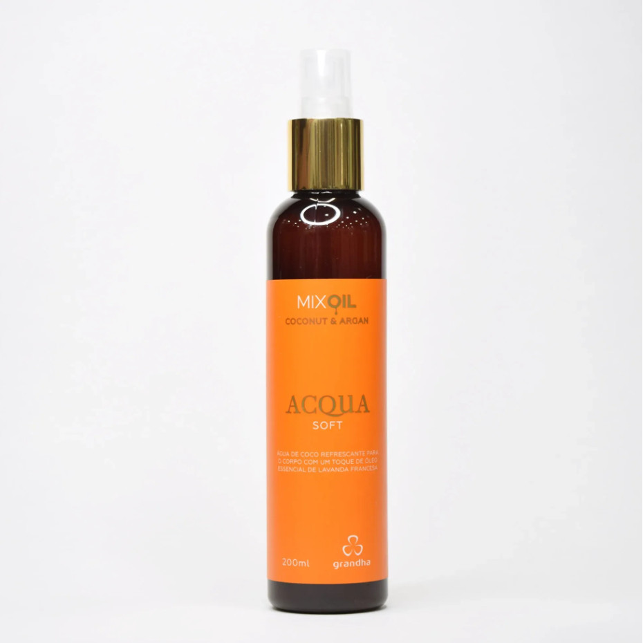 Grandha Mix Oil Coconut & Argan Acqua Soft 200 Ml | Shopee Brasil