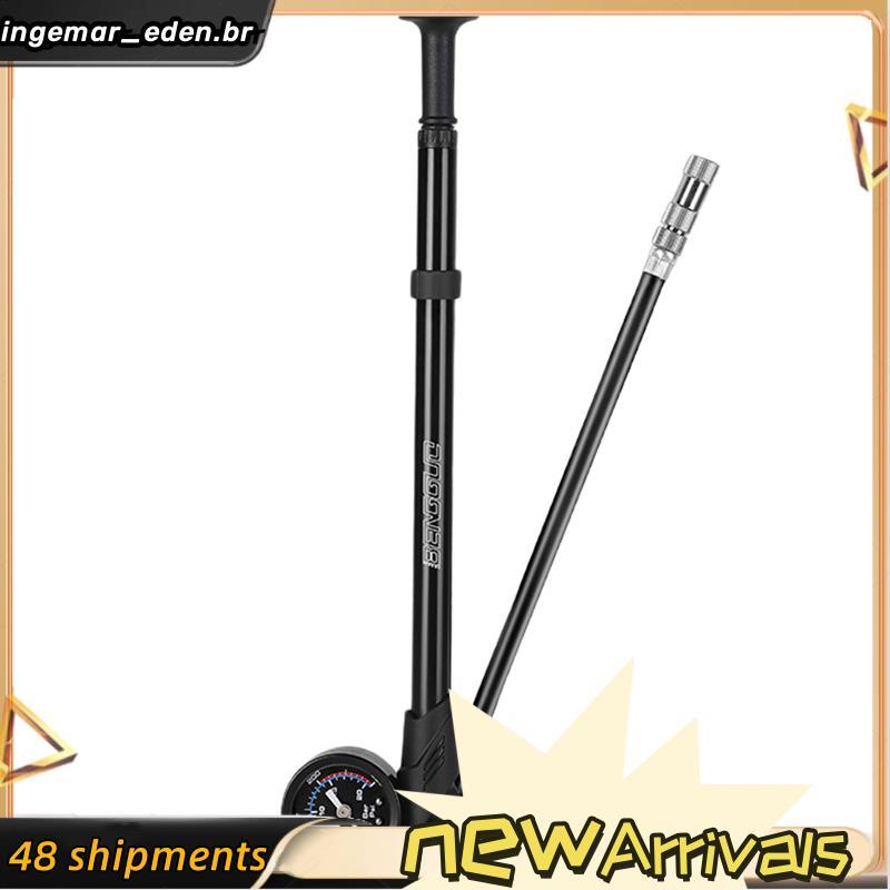 Bomba De Ar Para Mountain Bike BENGGUO Com Medidor 300psi Portátil ...
