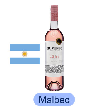 Vinho Trivento Rosé Malbec 750ml | Shopee Brasil