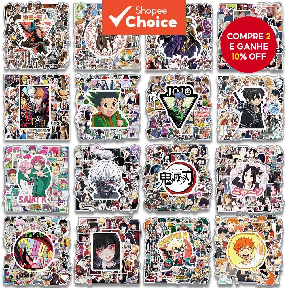 50PCS Caçador De Demônios Anime Jujutsu Kaisen BLUE LOCK Genshin ...