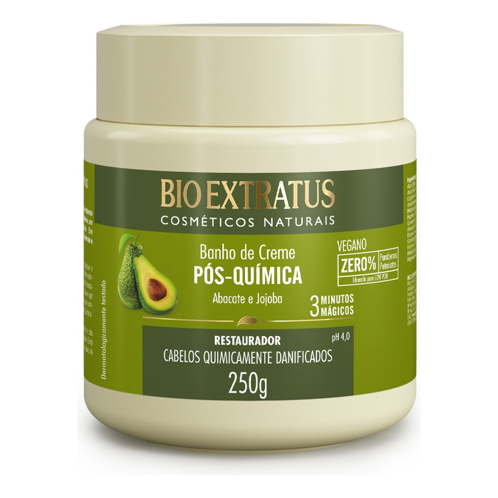 Banho de Creme Bio Extratus Pós Química 250g Produto Original Entrega ...