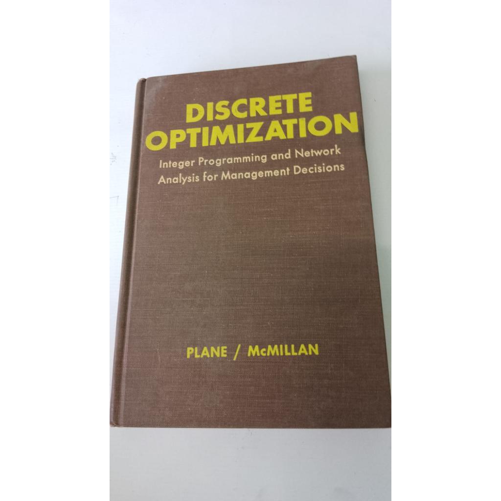 Discrete optimization Integer Programming and Network analysis for ...
