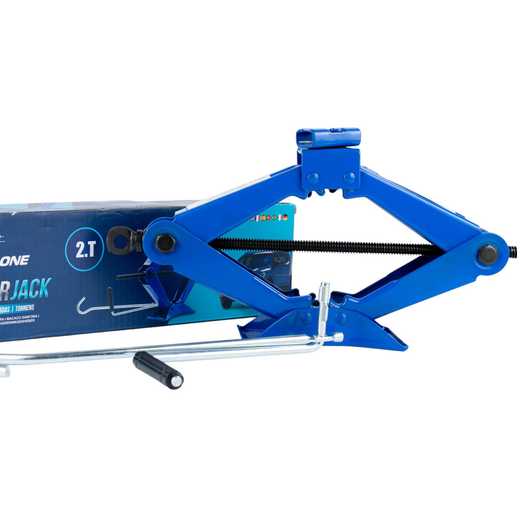 Macaco Sanfona Universal 2 Toneladas Azul Para Carro Tech One | Shopee ...