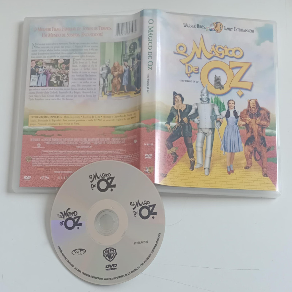 DVD O MÁGICO DE OZ (1939) editora VICTOR FLEMING | Shopee Brasil