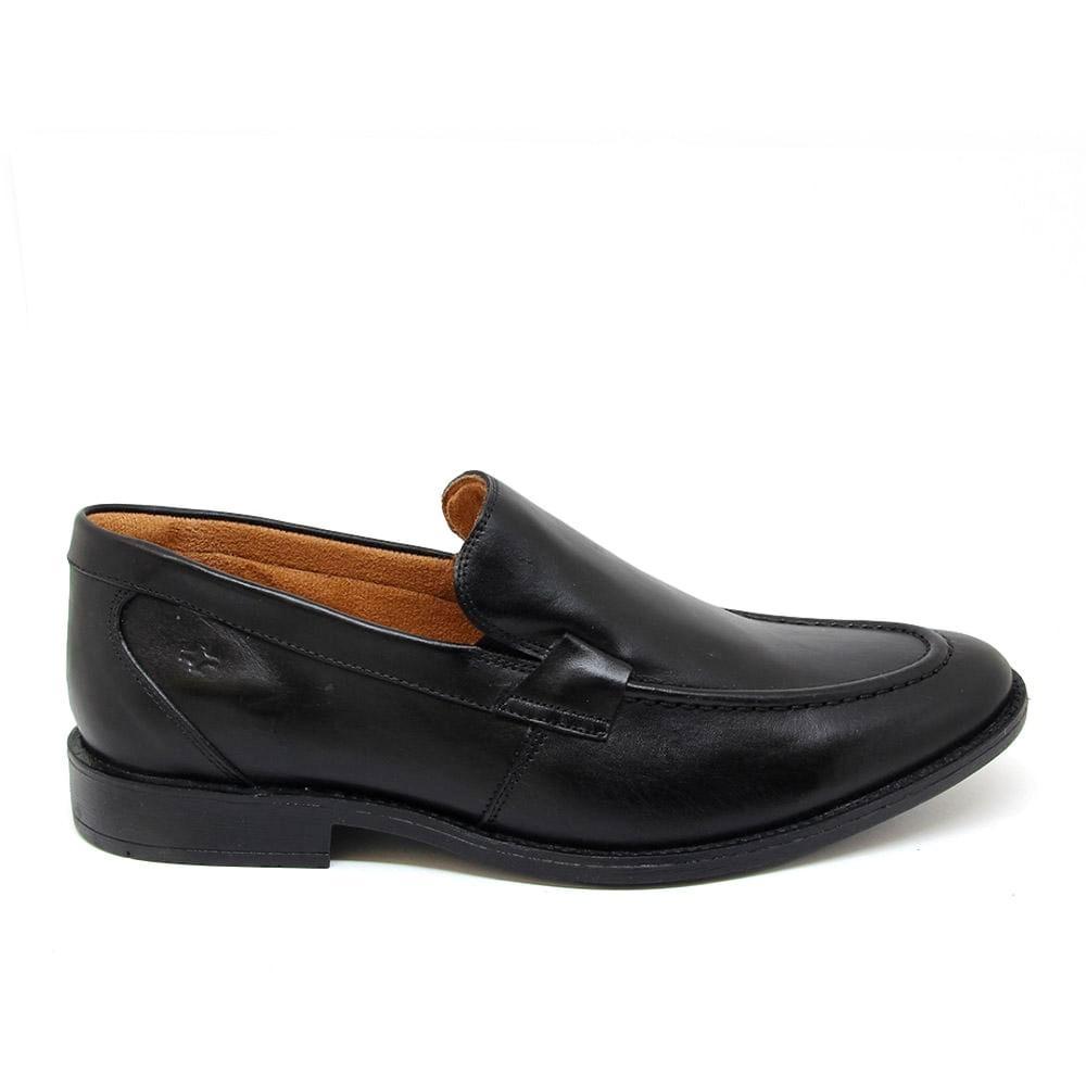 Sapato Masculino VIE018 couro preto | Shopee Brasil