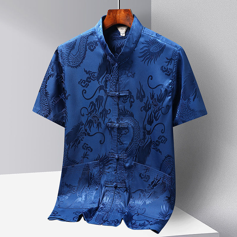 Traje Tang Masculino Hanfu, Roupa Tradicional Chinesa, Camiseta ...