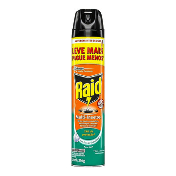 Inseticida aerossol de eucalipto Raid SC Johnson 420ml/316g | Shopee Brasil