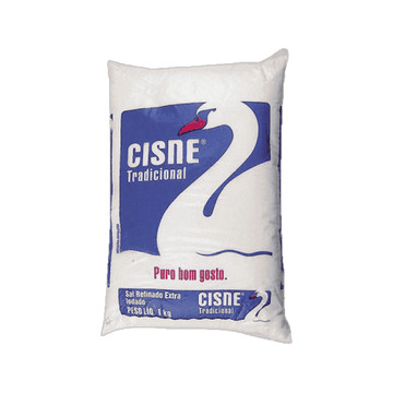 Sal refinado Cisne 1kg | Shopee Brasil