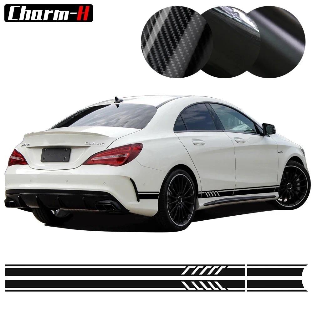 Edição 1 Estilo Listra Lateral Decalque Adesivos Para Mercedes Benz CLA ...