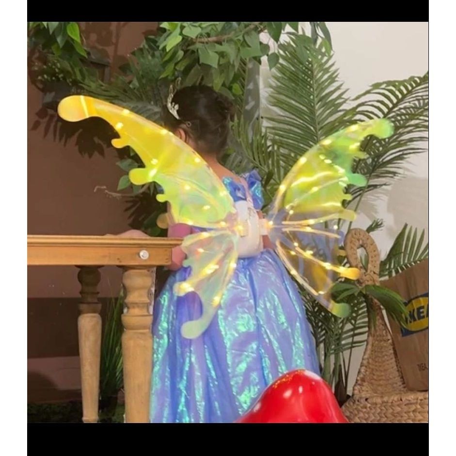 Asas de fada elfo luz elétrica borboleta simulação asas asas de anjo ...