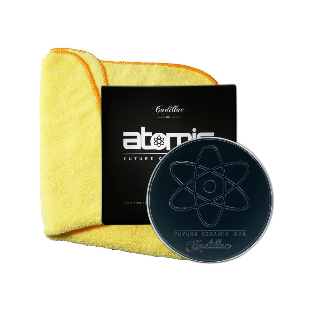CERA ATOMIC EM PASTA 100G CADILLAC + PANO MICROFIBRA | Shopee Brasil