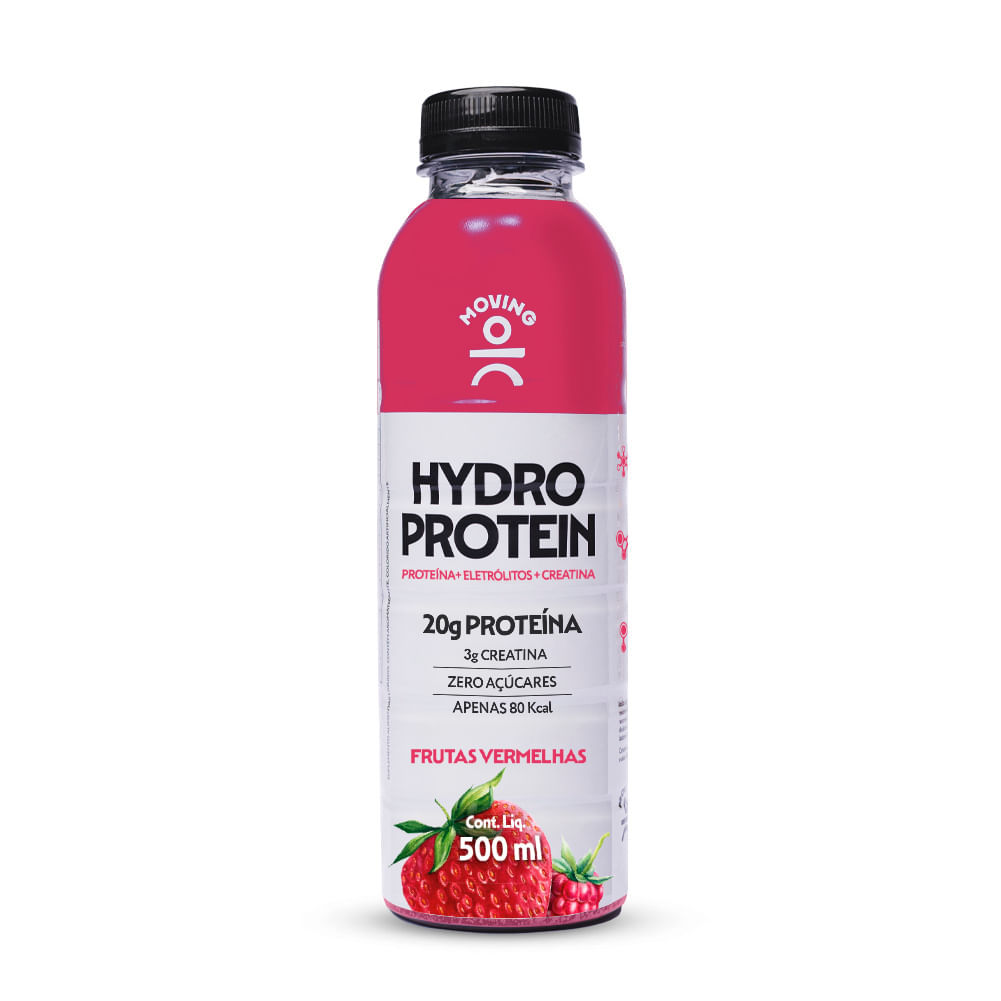 Bebida Hydro Protein 20g de Proteína Frutas Vermelhas 500ml | Shopee Brasil