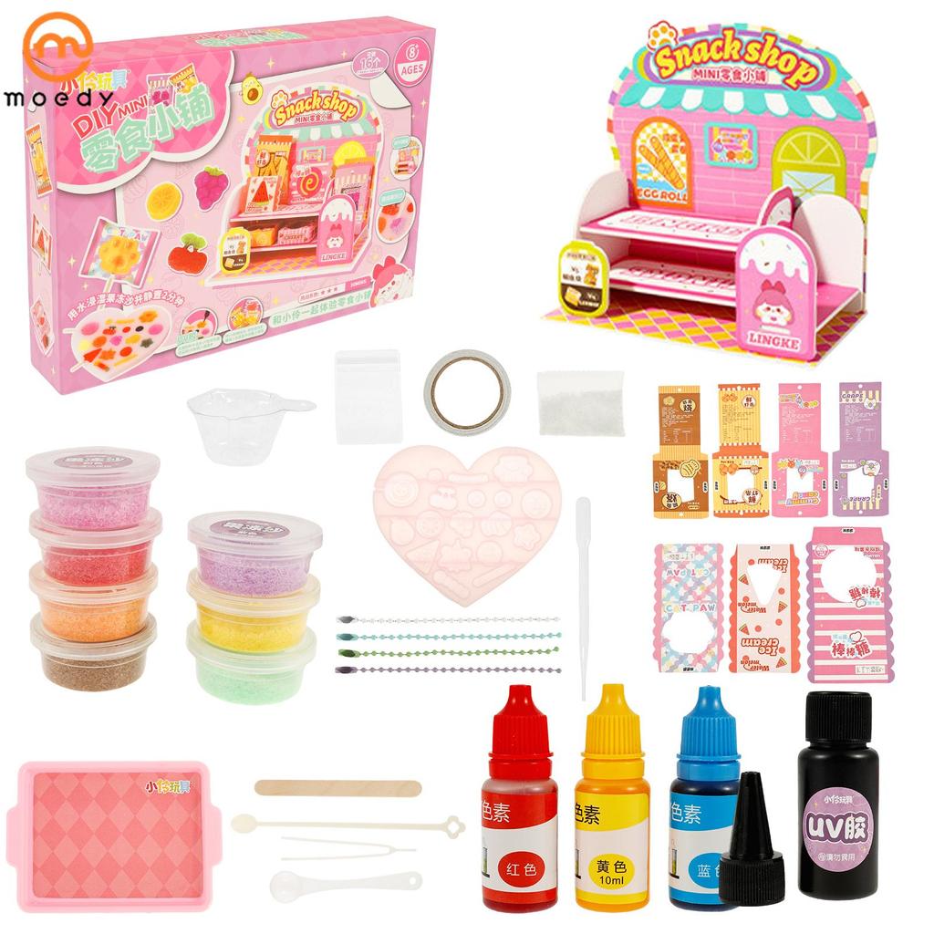 Conjunto De Brinquedos De Comida Em Miniatura Faça Seus Alimentos DIY ...