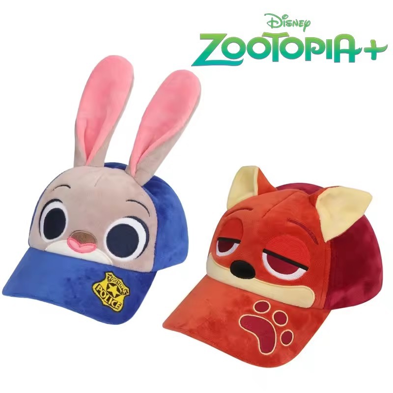 Zootopia Judy Nick Boné De Beisebol Bordado Guarda-Sol Ajustável Anime ...