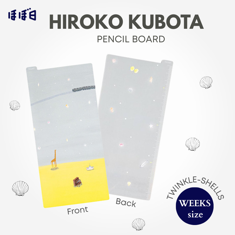 HOBONICHI Pencil Board for Weeks Size - HIROKO KUBOTA Twinkle-shells ...