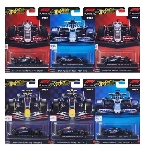 Hot Wheels Formula 1 F1 Team Premium 2024 – Coleção Oficial | Shopee Brasil