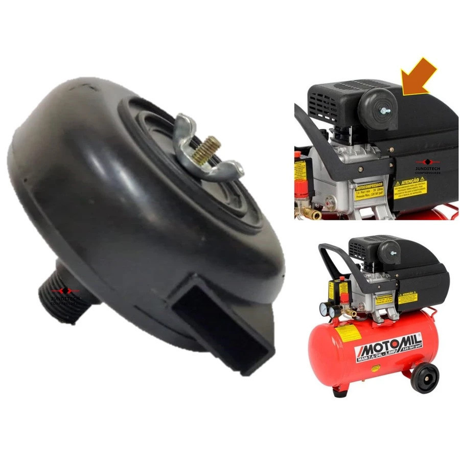 Filtro de Ar 3/8'' para Compressor – Motomil, Vonder, Schulz e ...