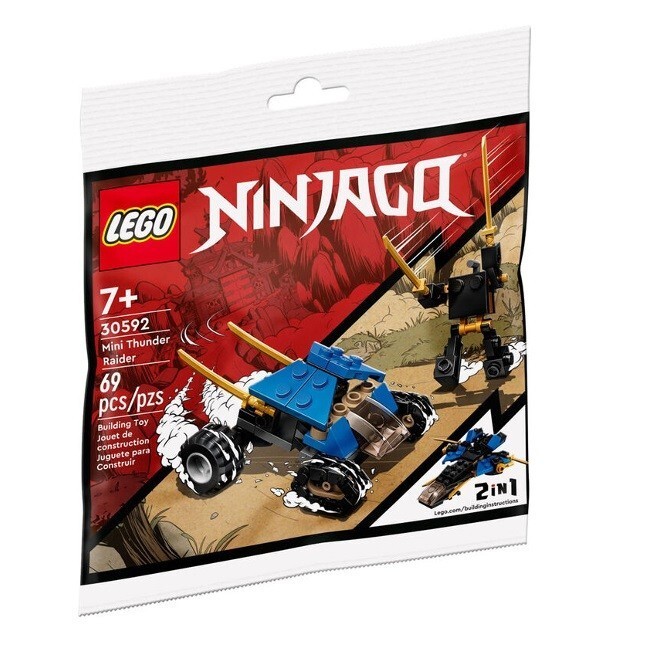 LEGO NINJAGO : Mini Thunder Raider Polybag 30592 (Selado) | Shopee Brasil