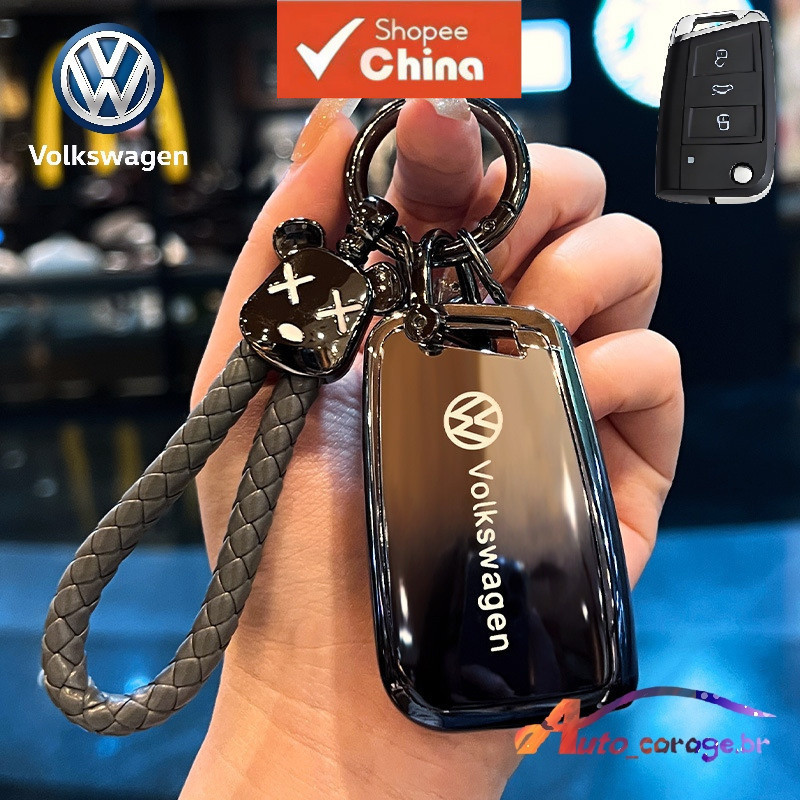 Carcaça de Chave Remota para Volkswagen T-cross/Nivus/TIGUAN/Polo/GOL ...