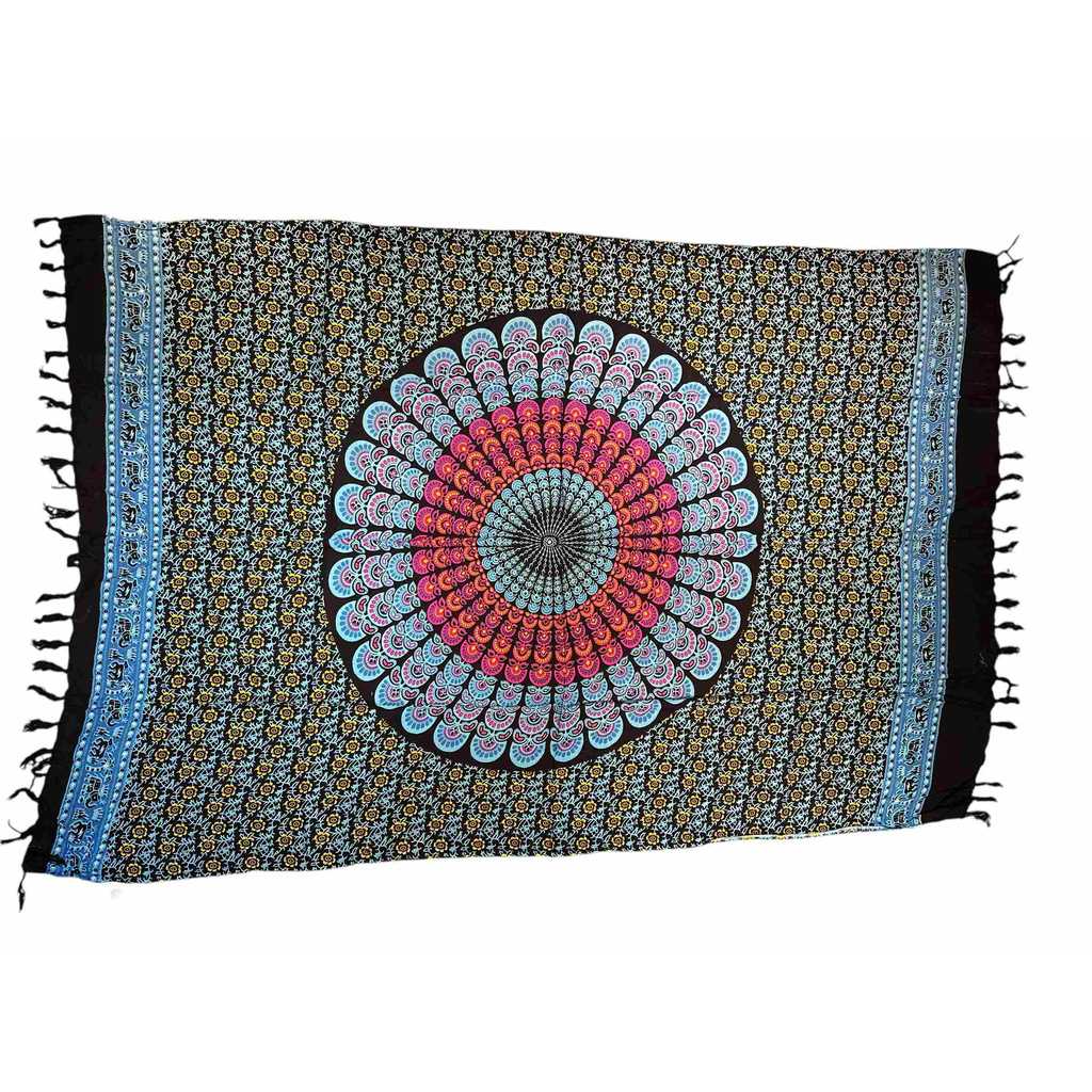 Canga de praia viscose mandala combi lotus praia | Shopee Brasil